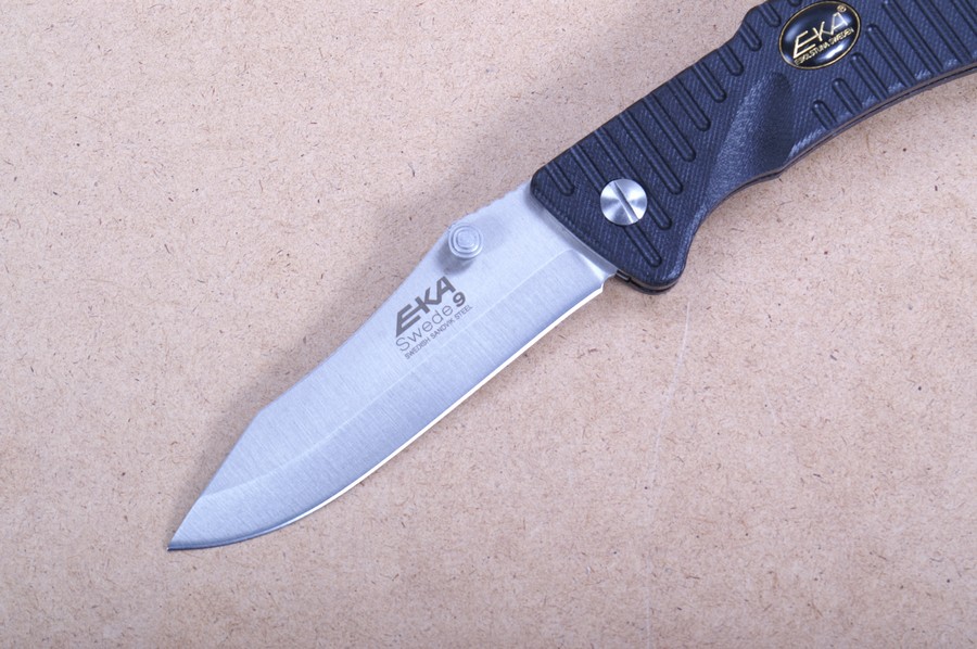 EKA Klappmesser Swede 9 mit Clip inklusive Tool zum schärfen und Feuer ...