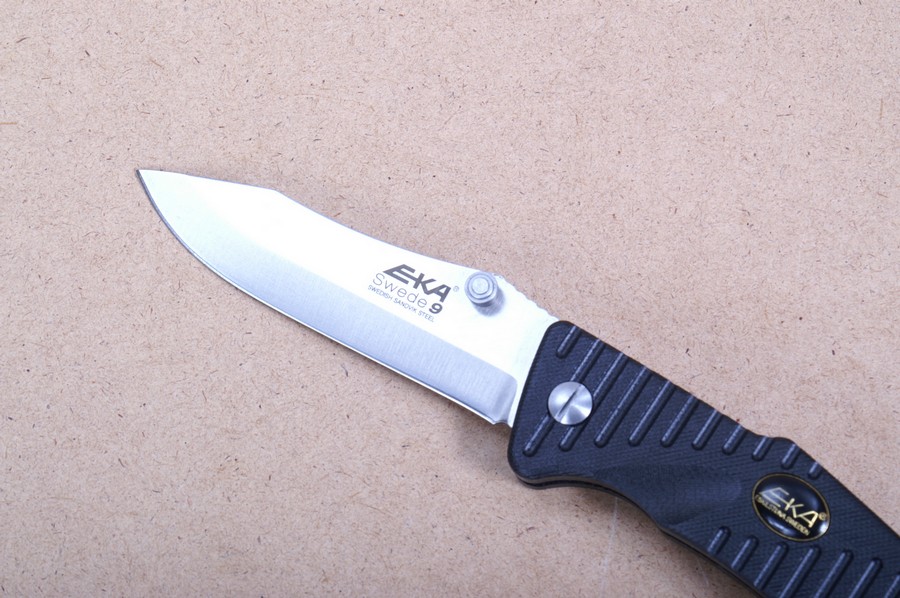 EKA Klappmesser Swede 9 mit Clip inklusive Tool zum schärfen und Feuer ...